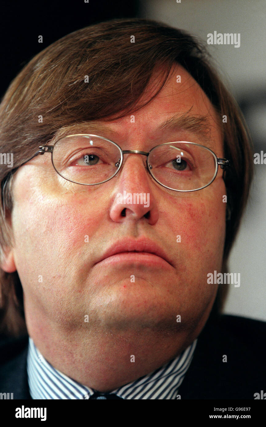 Soccer - FA Task Force Meeting - Wormwood Scrubs. David Mellor, head of ...