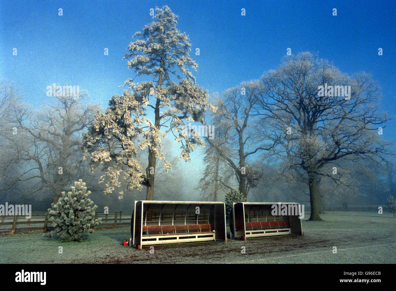 Football fog training hi-res stock photography and images - Alamy