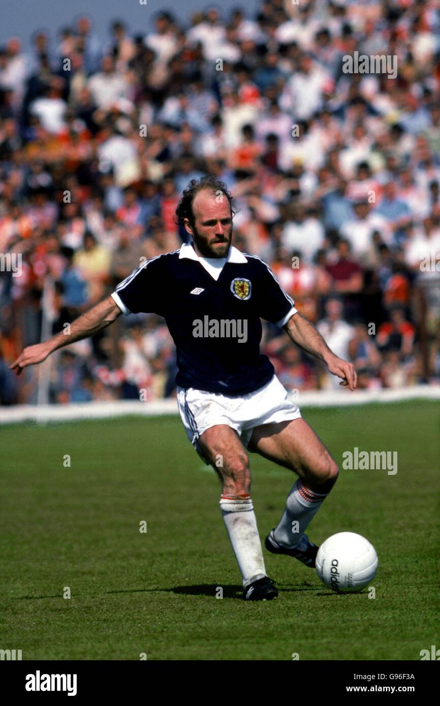 Soccer - International - Scotland. Archie Gemmill, Scotland Stock Photo ...