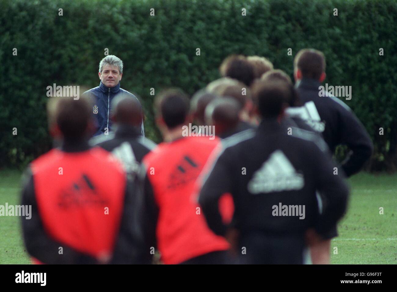 Soccer ... Fulham Training. Fulham manager Kevin Keegan during todays ...