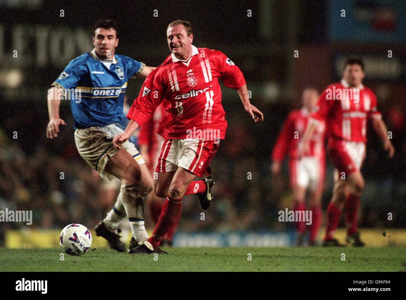 Soccer - FA Carling Premiership - Everton v Middlesbrough Stock Photo ...