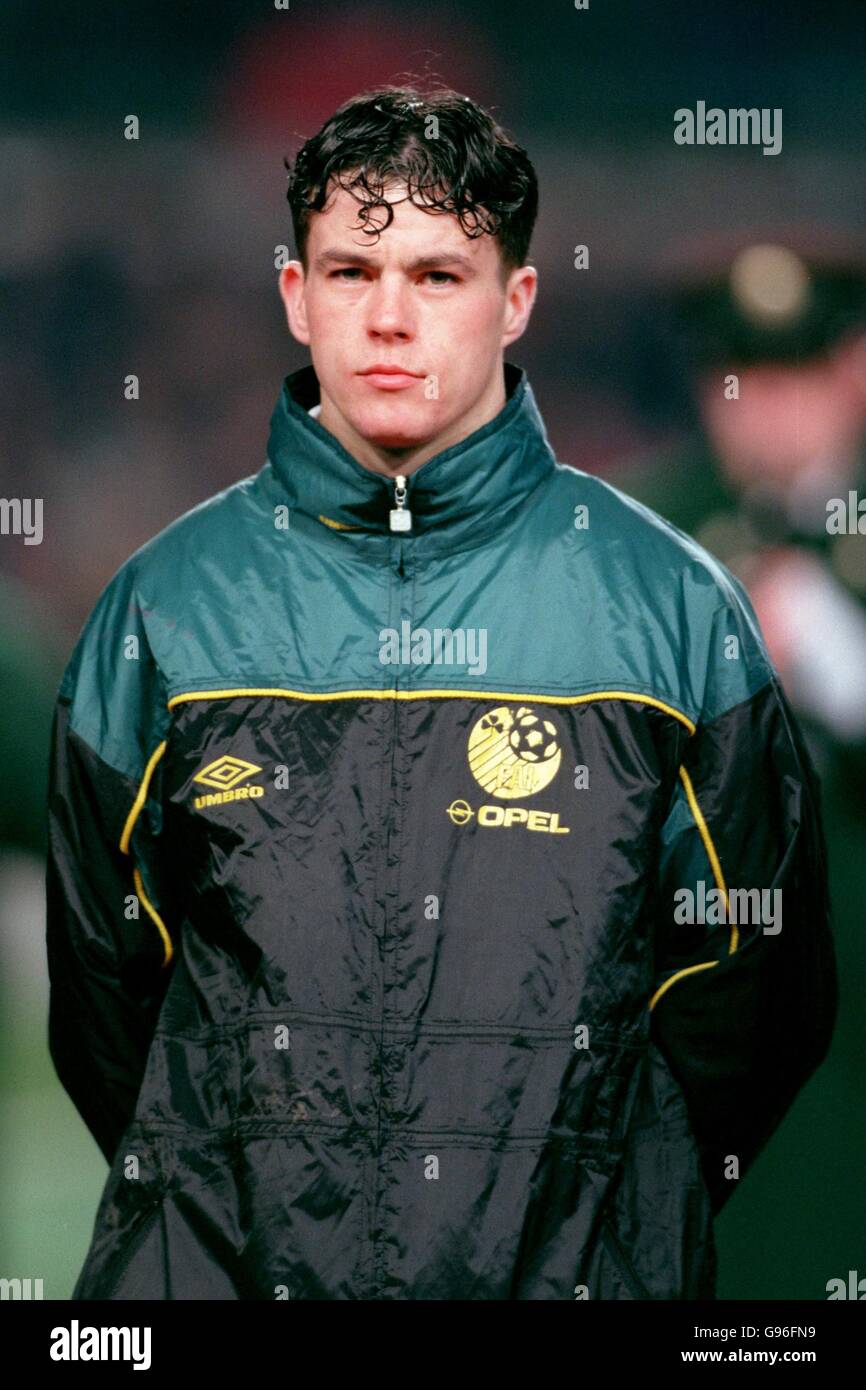 Soccer - Friendly - Ireland v Paraguay. Ian Harte, Ireland Stock Photo ...