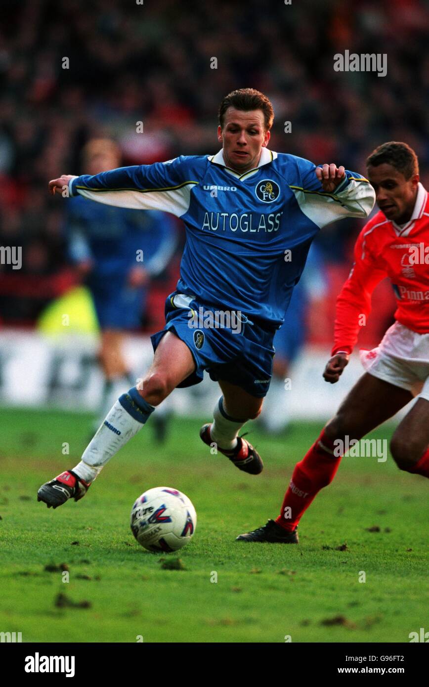 Soccer carling premiership nottingham forest v chelsea hi-res stock ...