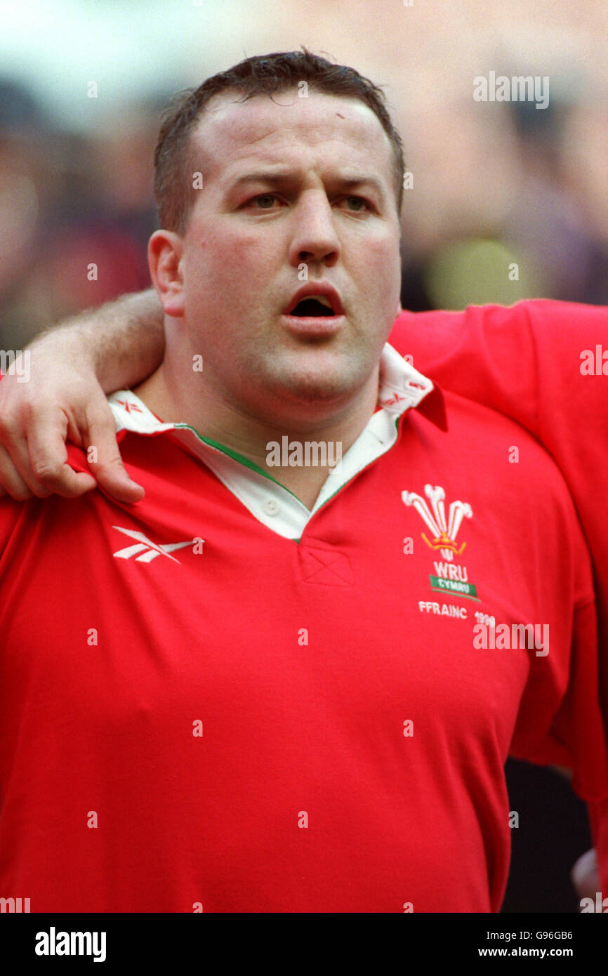 Rugby Union - Five Nations Championship - France v Wales. Garin Jenkins ...