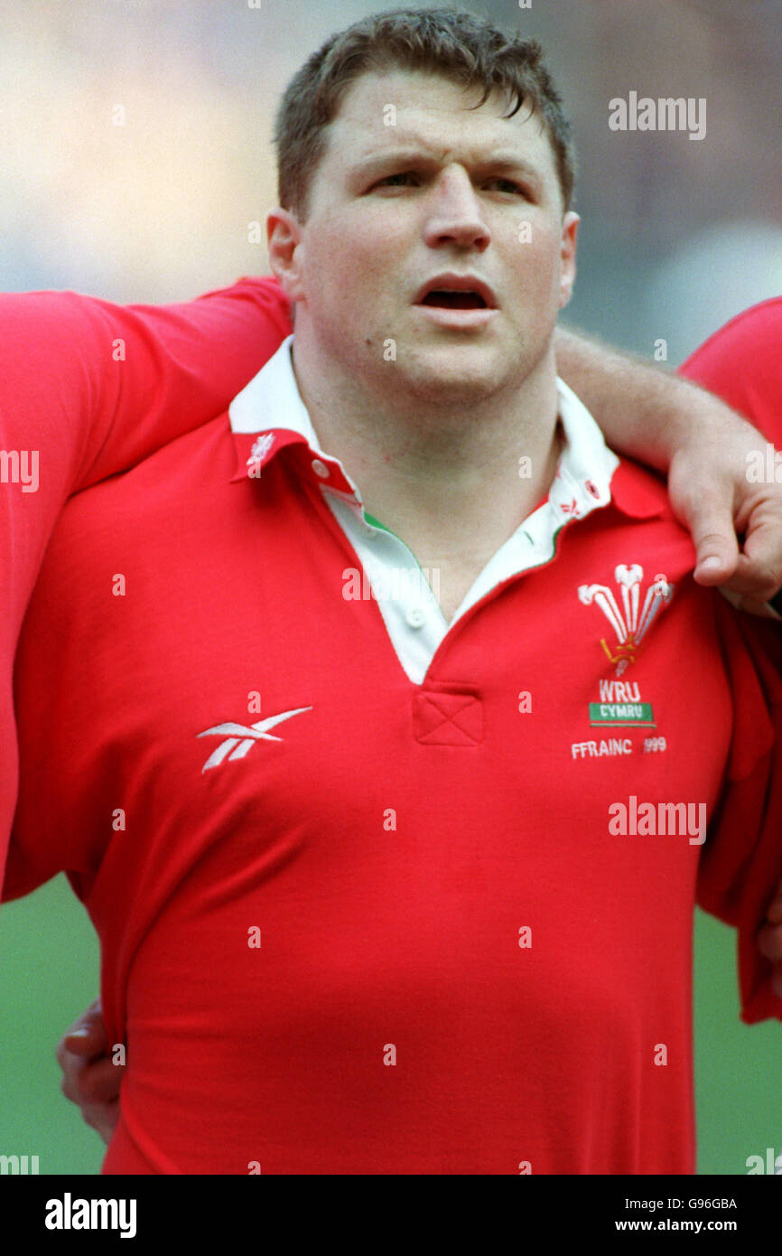 Rugby Union - Five Nations Championship - France v Wales. Scott Gibbs ...