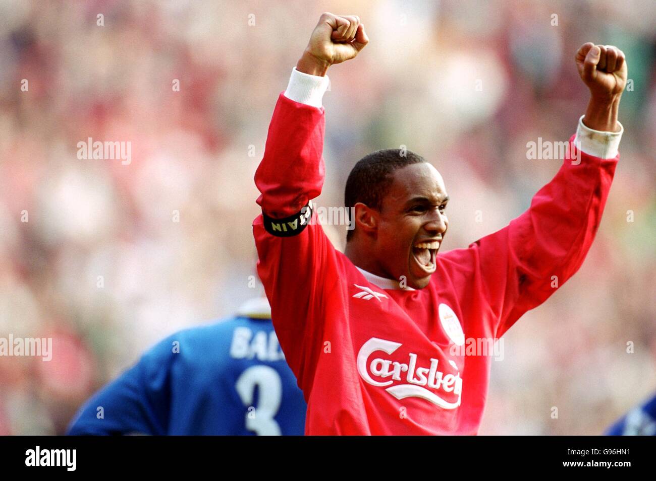 Liverpools paul ince celebrates hi-res stock photography and images - Alamy