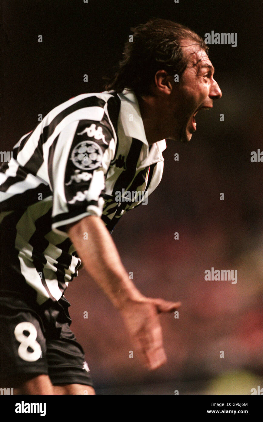 Soccer - UEFA Champions League. Semi Final, first leg. Manchester ...