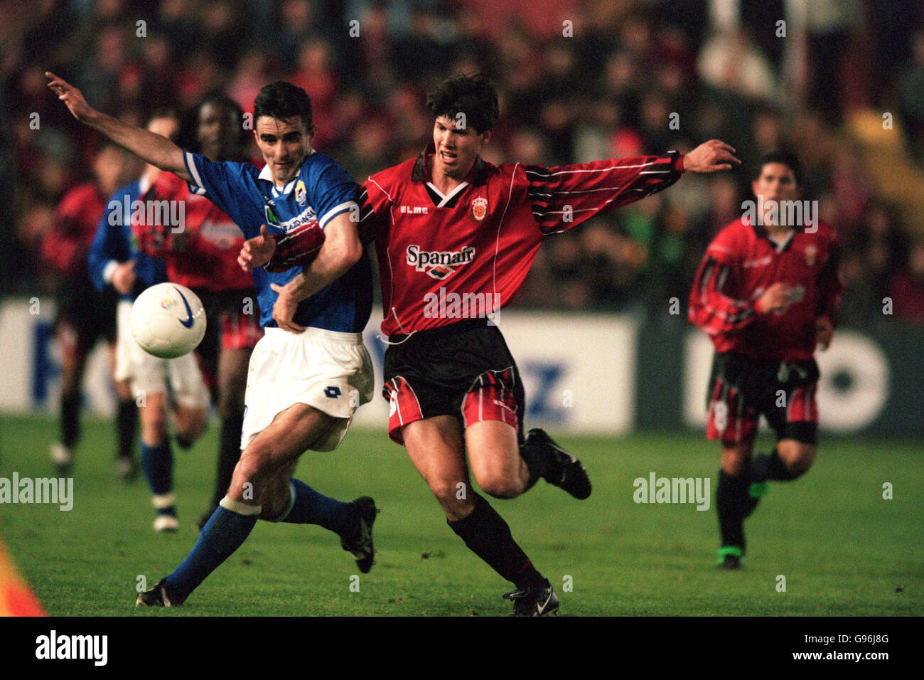 Soccer - European Cup Winners Cup - Quarter Final Second Leg - Real ...