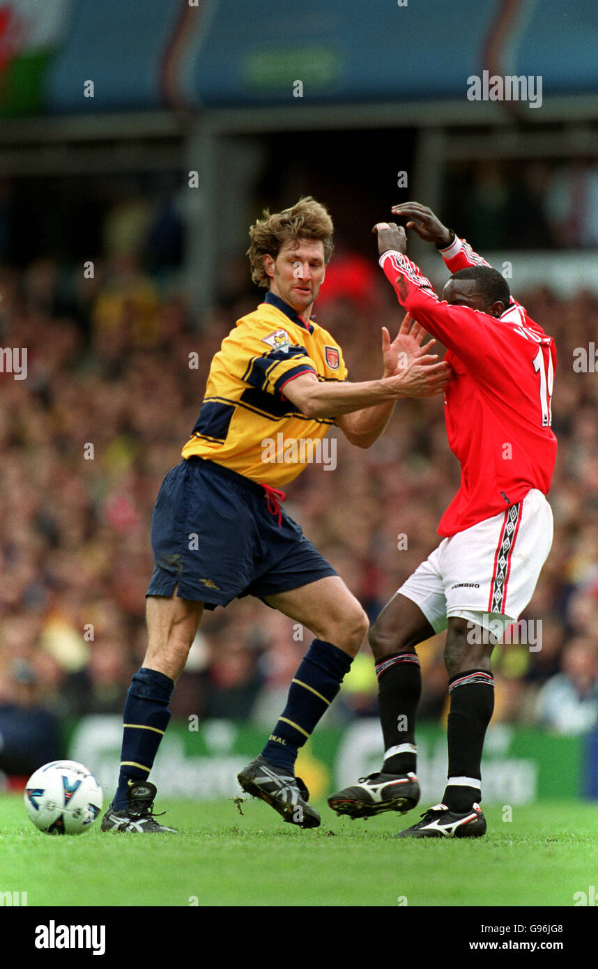 Soccer - AXA FA Cup - Semi Final - Manchester United v Arsenal Stock ...