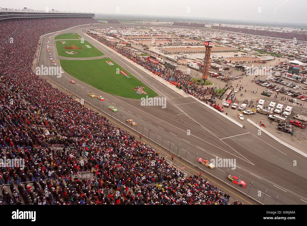 The massive texas motor speedway grandstand holding 220 hi-res stock ...