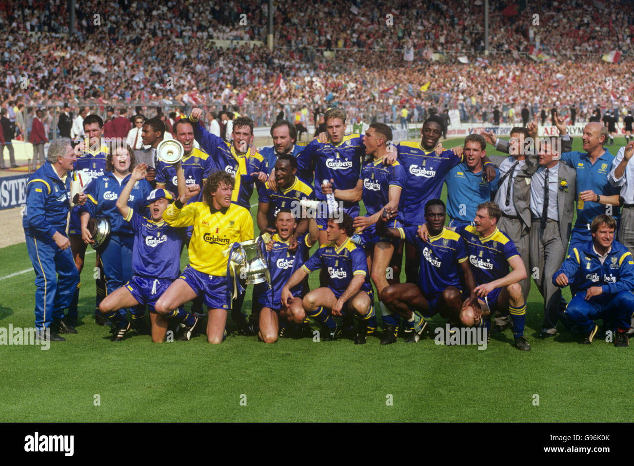 Soccer - FA Cup Final - Liverpool v Wimbledon Stock Photo - Alamy