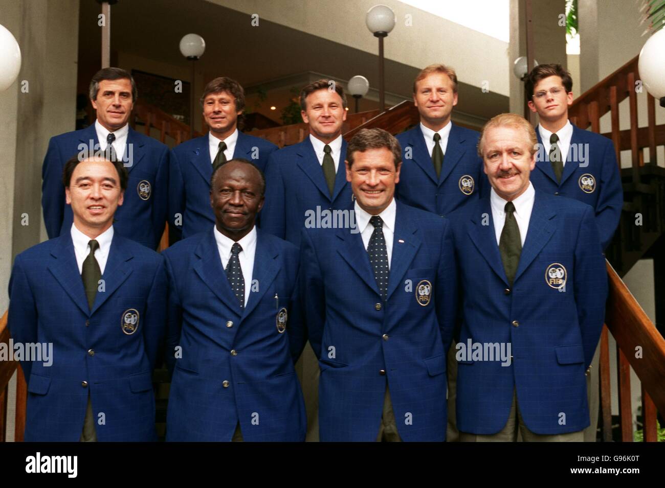 The FIFA Technical Study Group. (top l-r) Philippe Redon (France ...