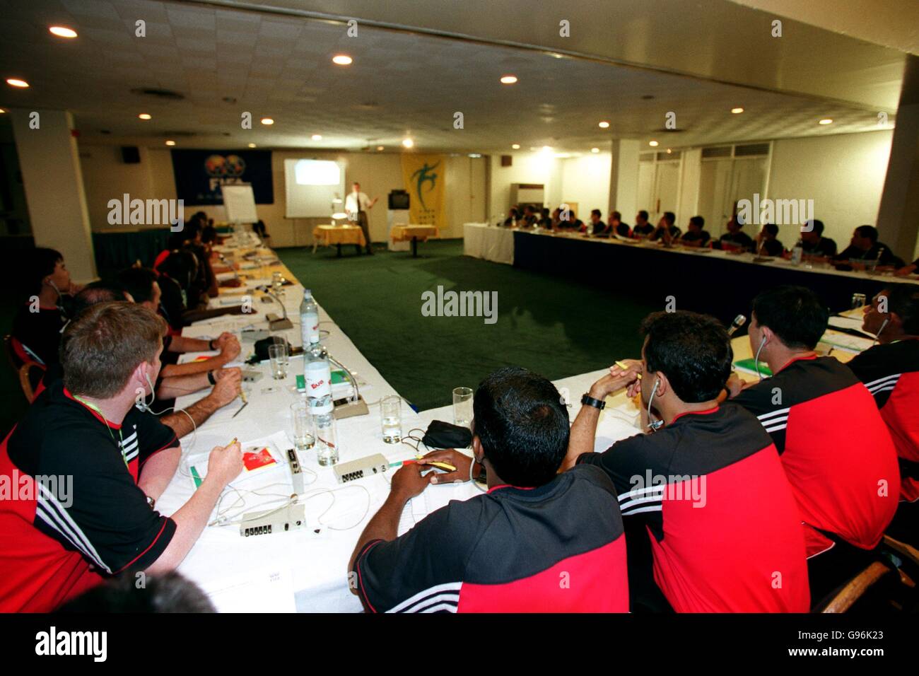Soccer fifa world youth championships referees testing hi-res stock ...