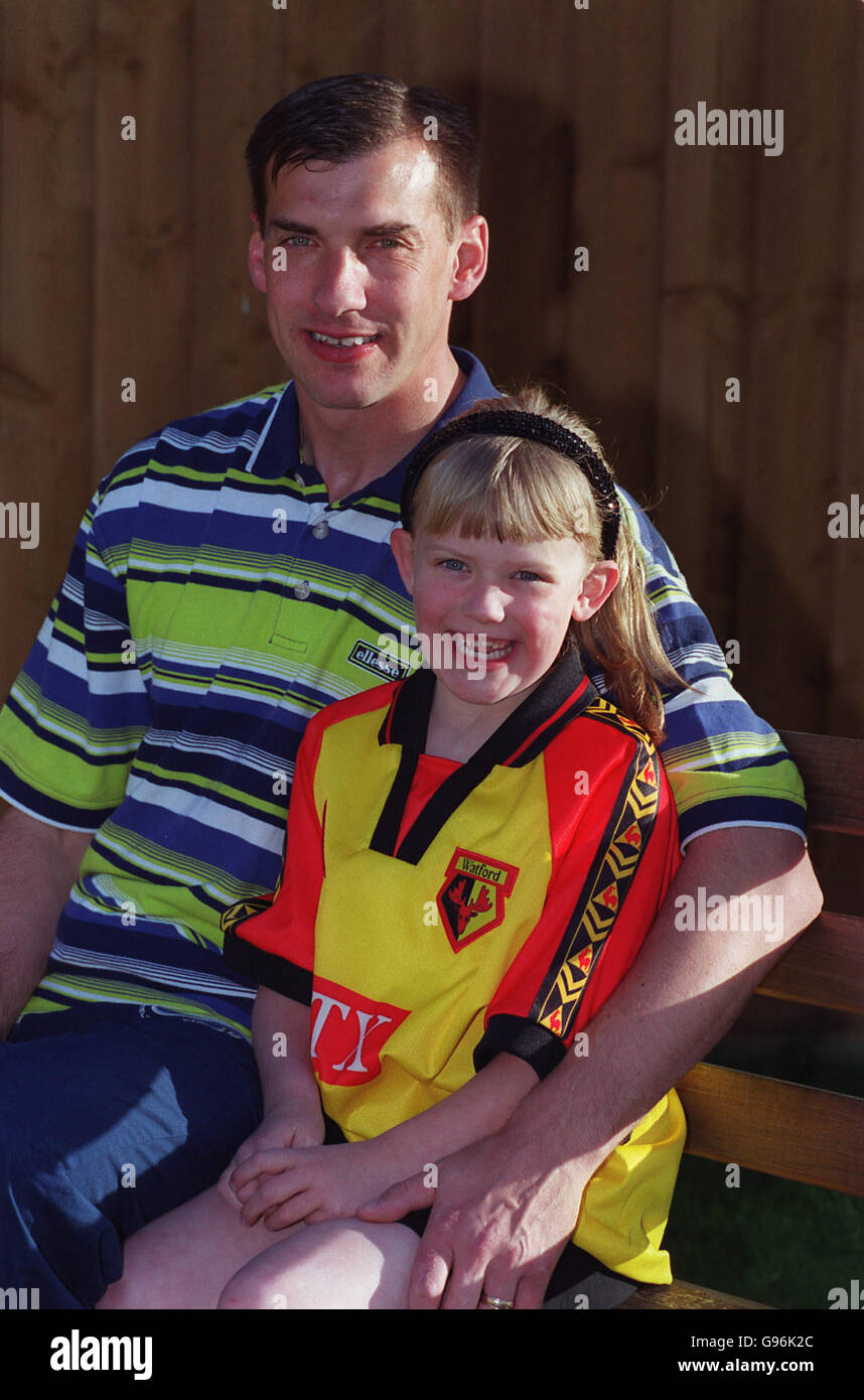 Soccer - Alec Chamberlain & Daughter- Feature. L-R; Alec Chamberlain ...