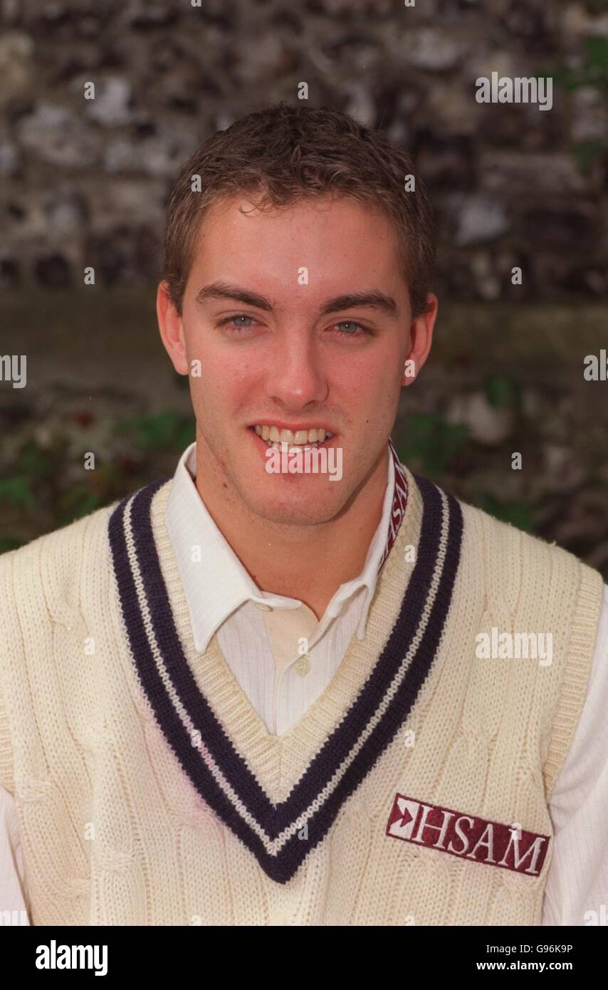 Cricket - Middlesex CCC Photocall. Aaron Laraman, Middlesex Stock Photo ...