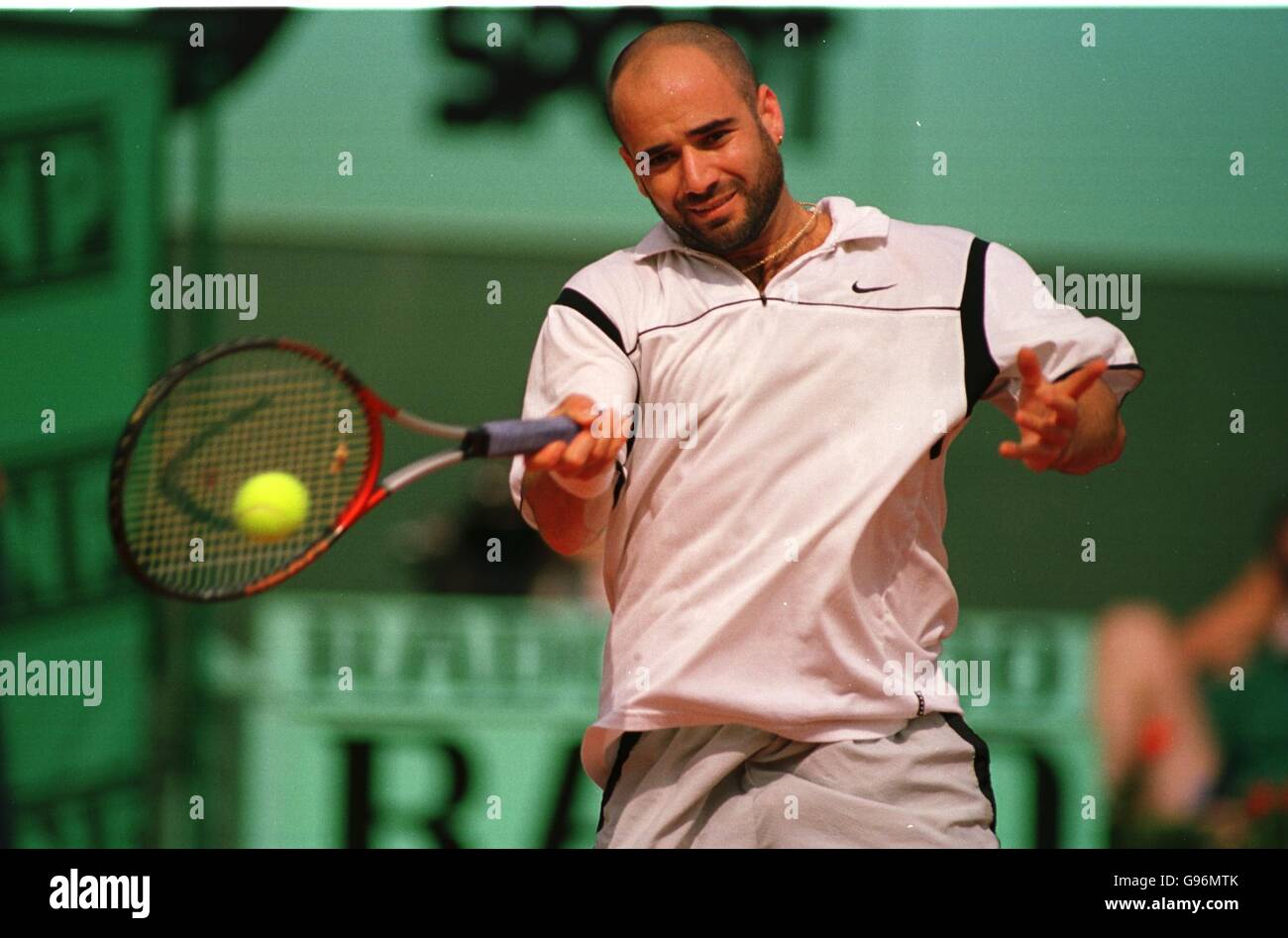 Sport tennis forehand andre agassi hi-res stock photography and images ...