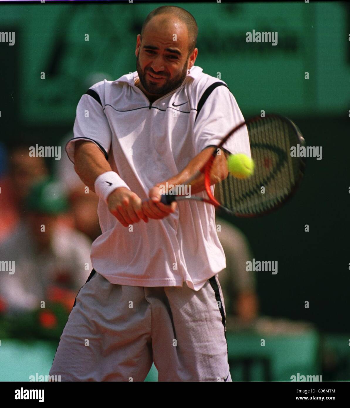 Sport tennis forehand andre agassi hi-res stock photography and images ...