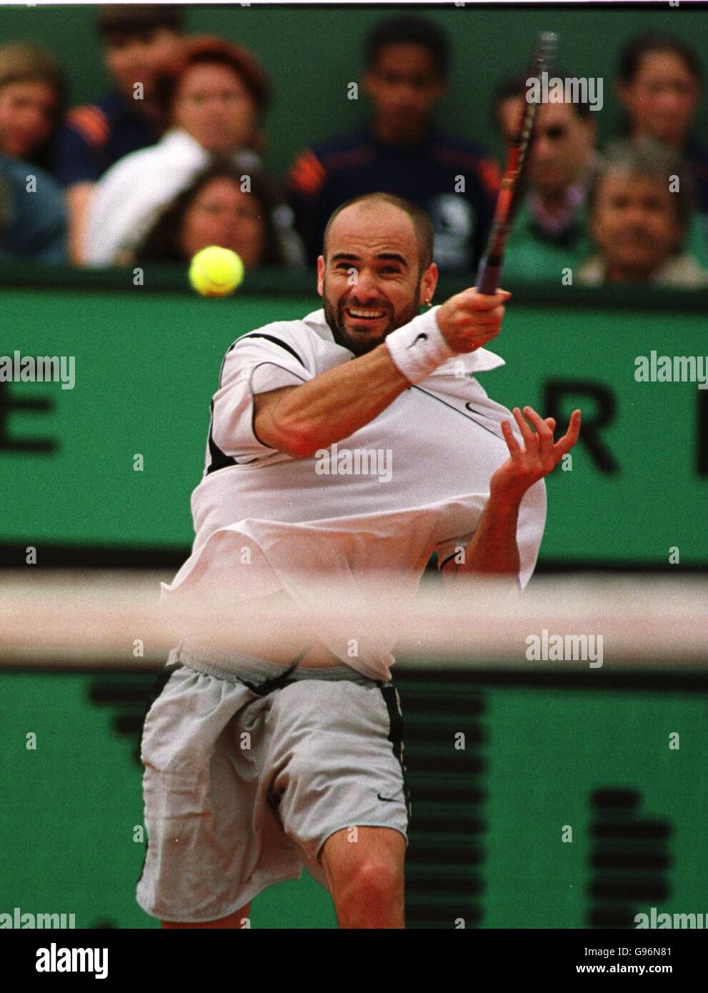 Andre Agassi French Open Final High Resolution Stock Photography and ...