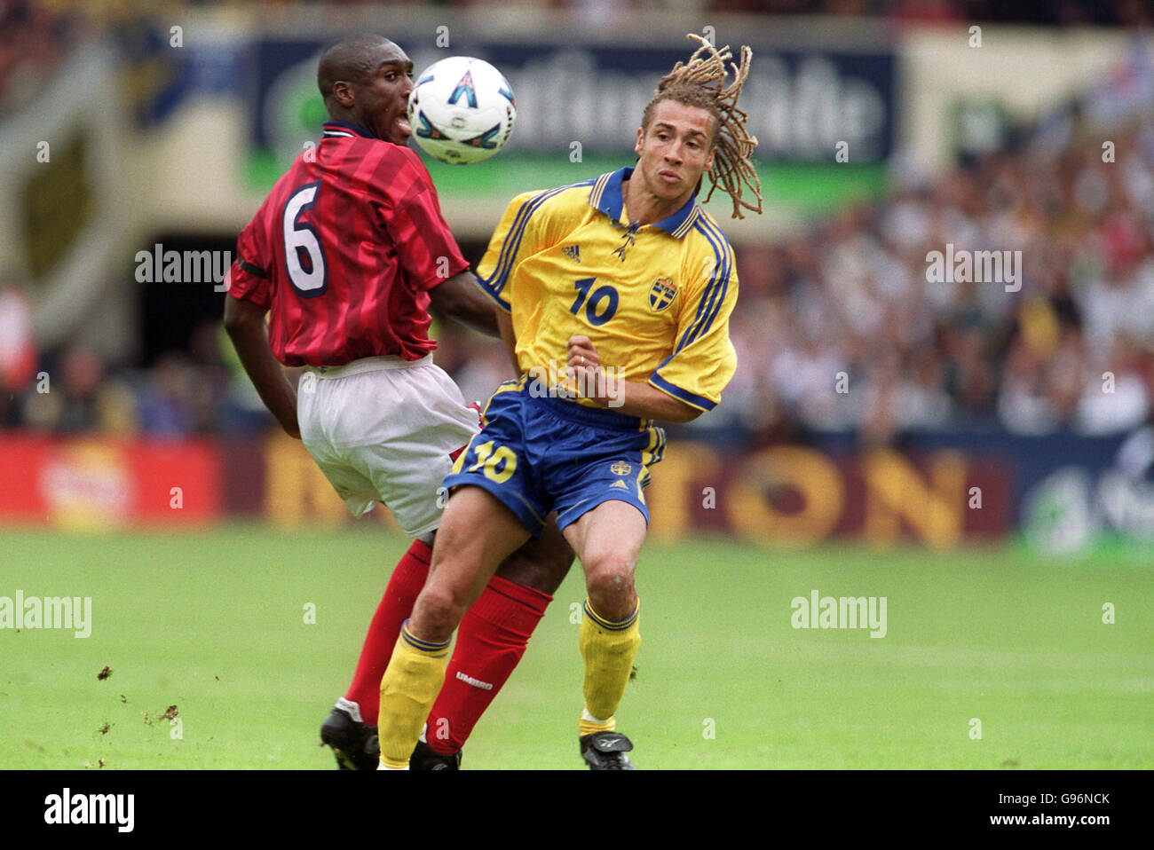 Soccer - Euro 2000 Qualifier - Group Five - England v Sweden Stock ...