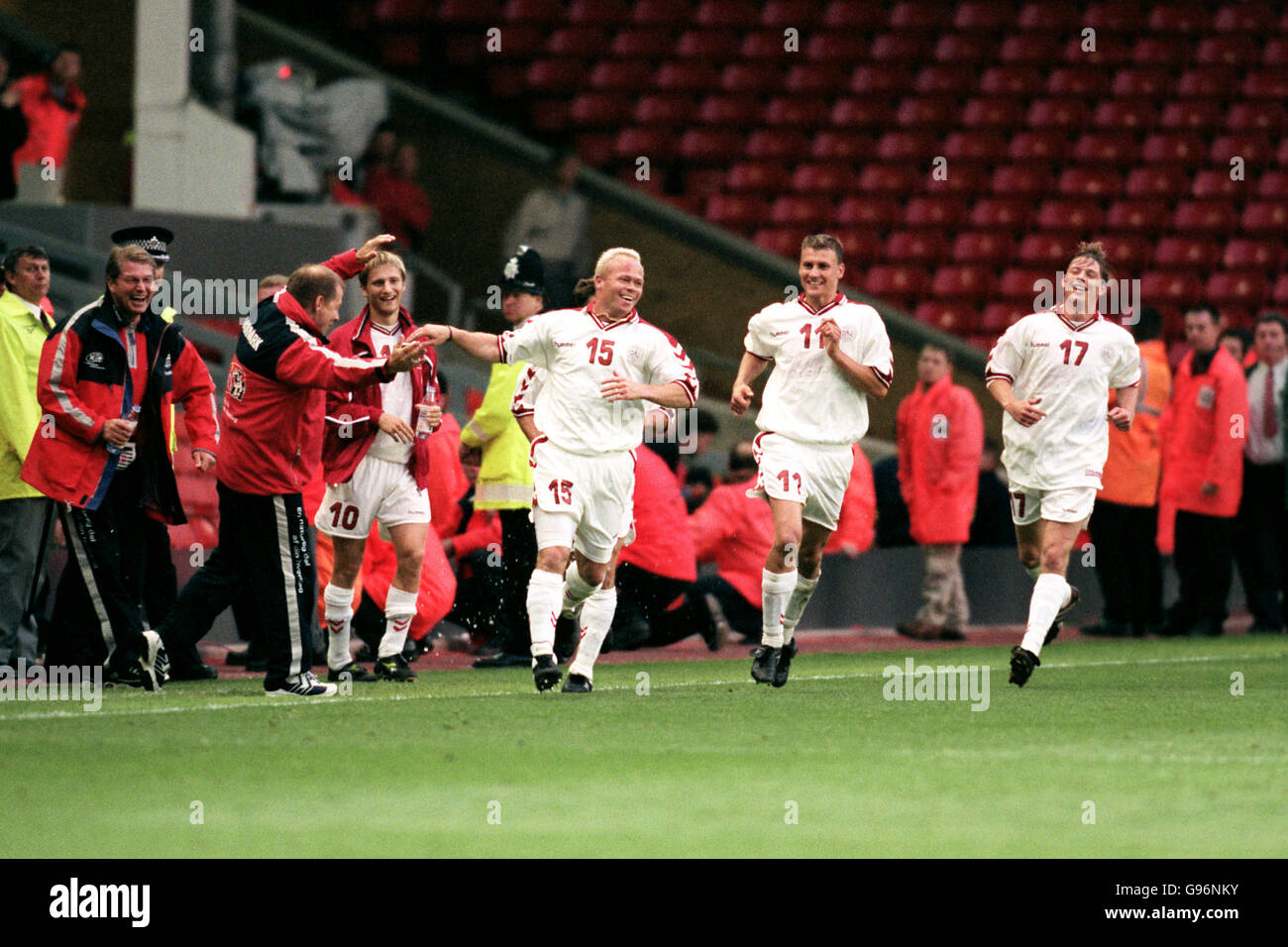 Soccer euro 2000 qualifier group one wales v denmark hi-res stock ...