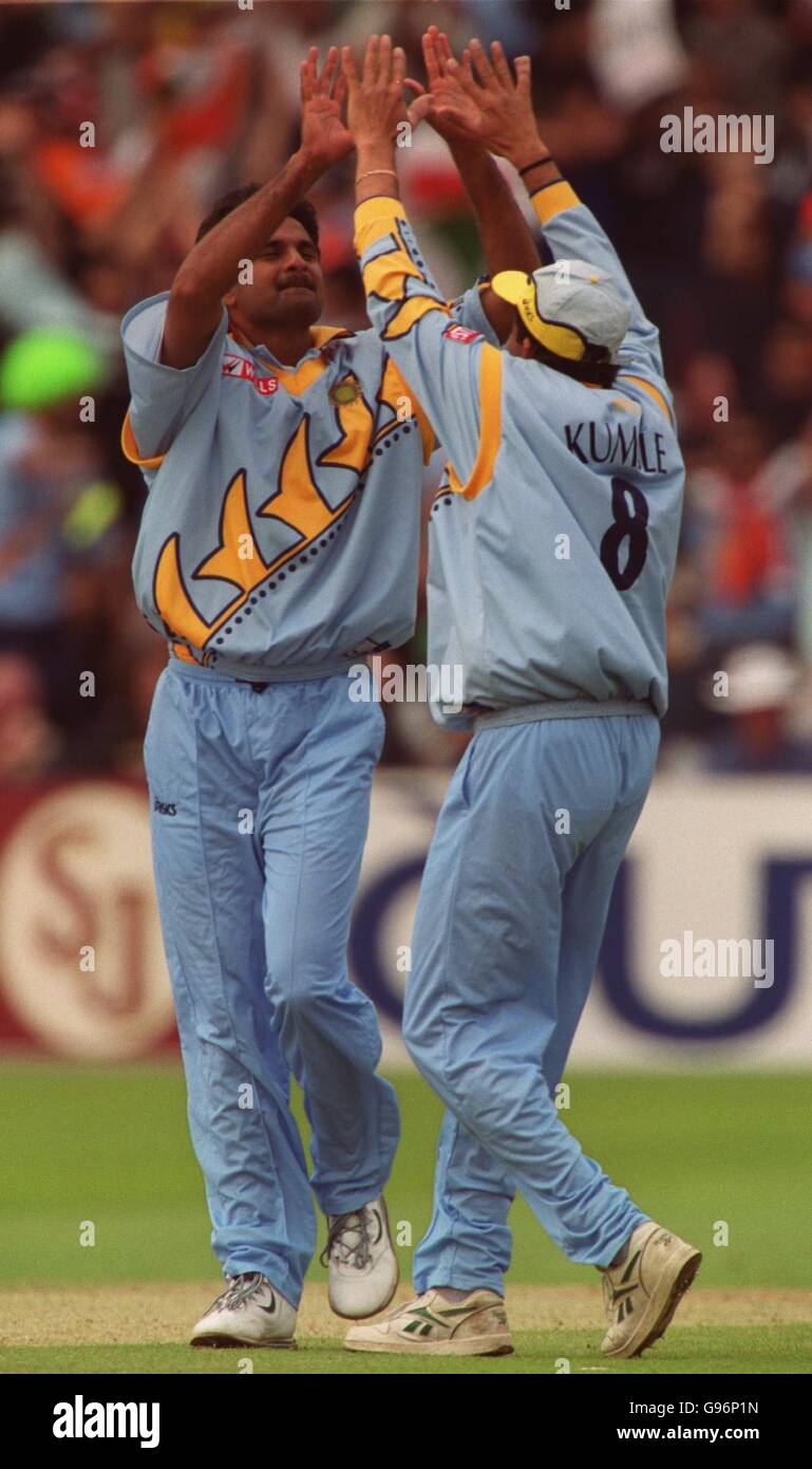 Cricket - ICC World Cup - Super Six - India v New Zealand Stock Photo ...