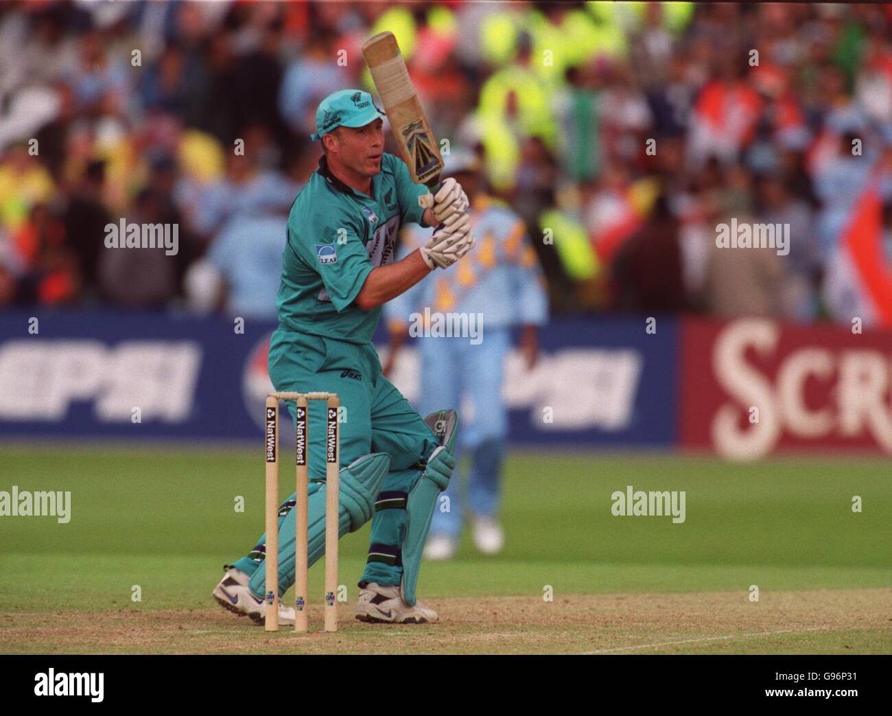 Cricket icc world cup super six india v new zealand hi-res stock ...