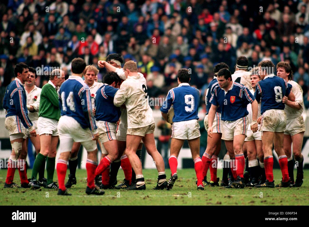 5 nations rugby union england v france hi-res stock photography and ...