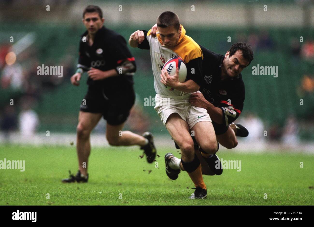 Rugby Union - Middlesex Sevens - Final - Penguins v Saracens Stock ...