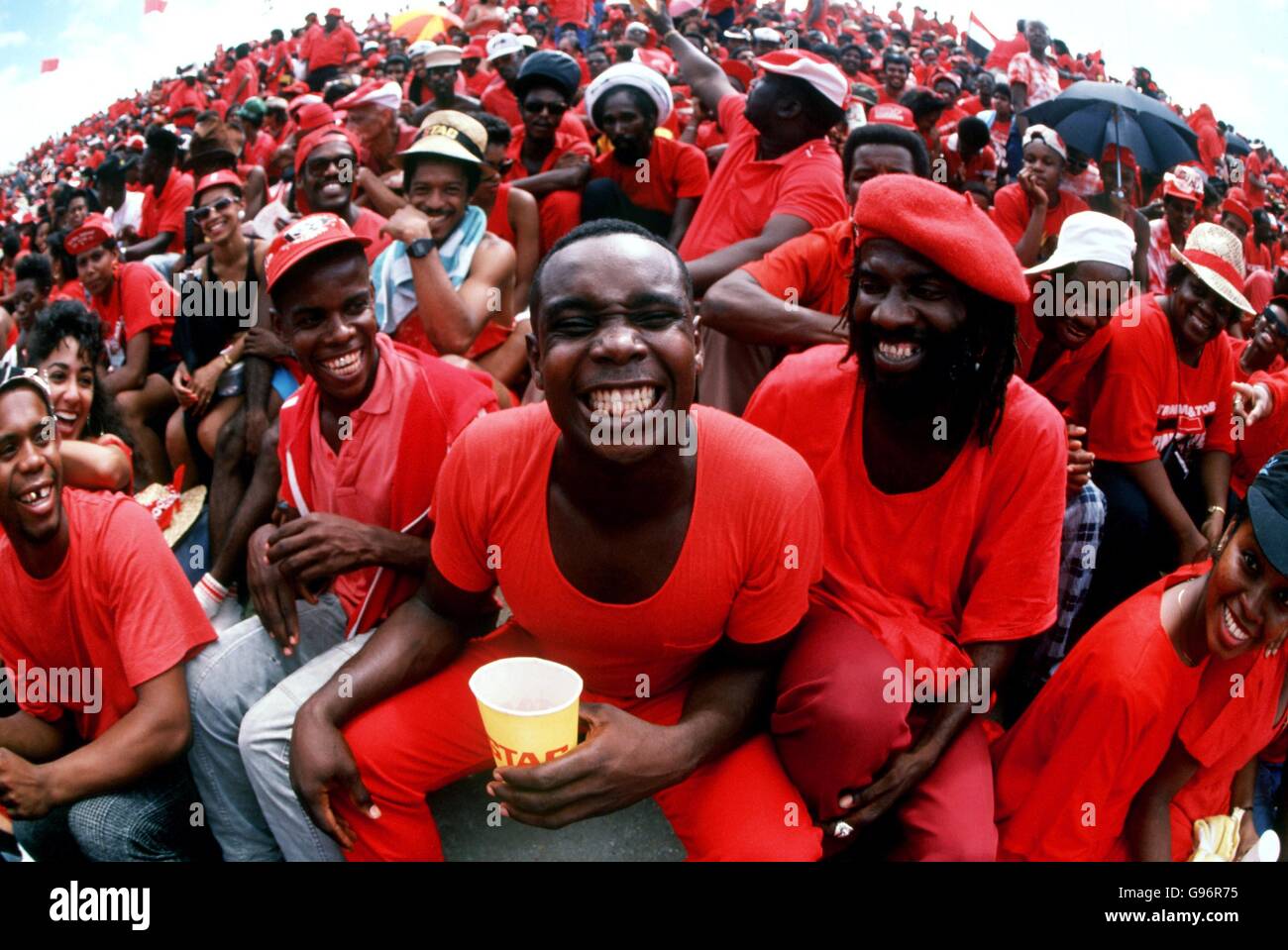 Soccer - African Nations Cup. Fans at the African Nations Cup Stock ...