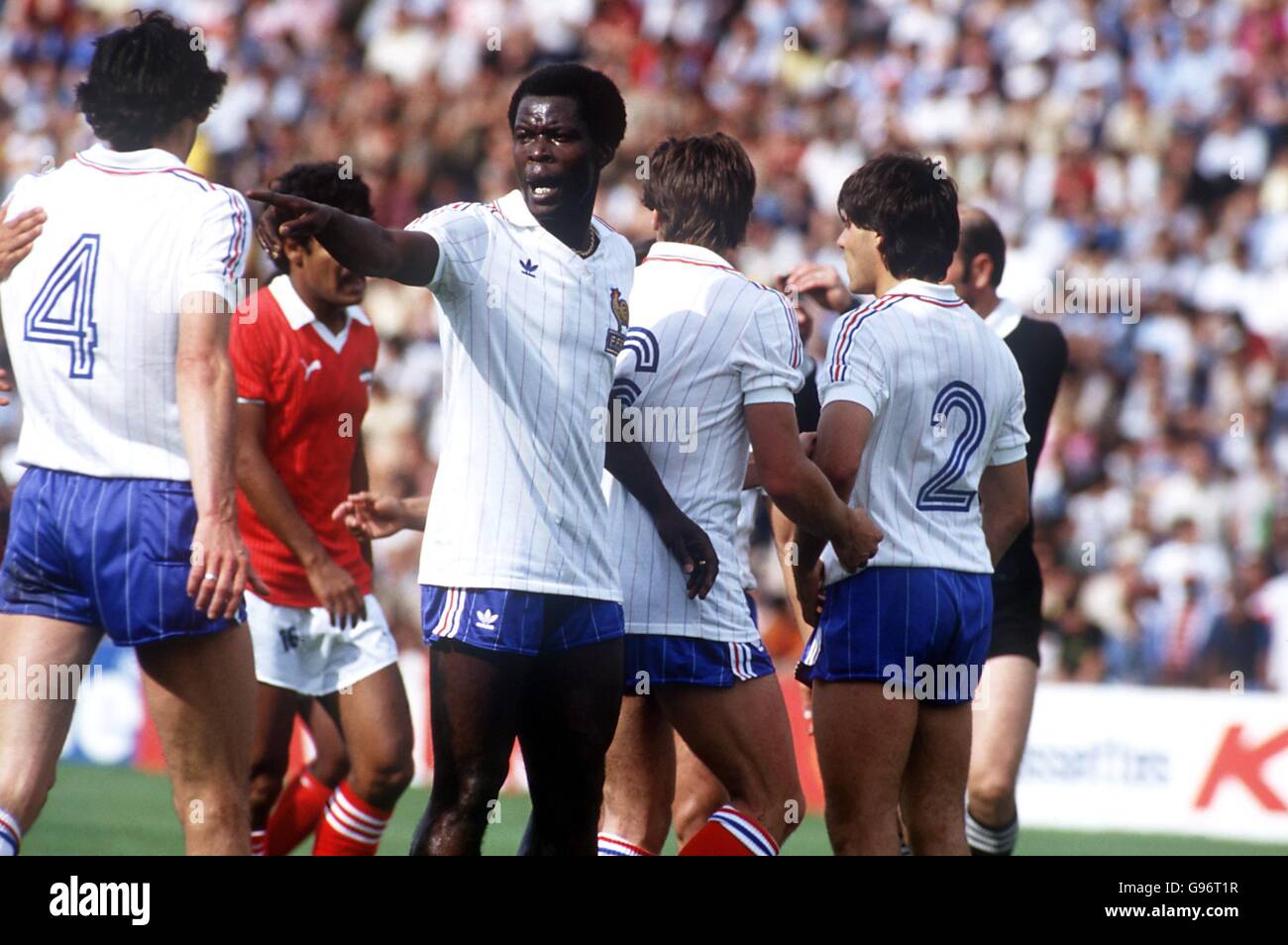 Soccer - World Cup Spain 82 - Group Four - France v Kuwait Stock Photo ...