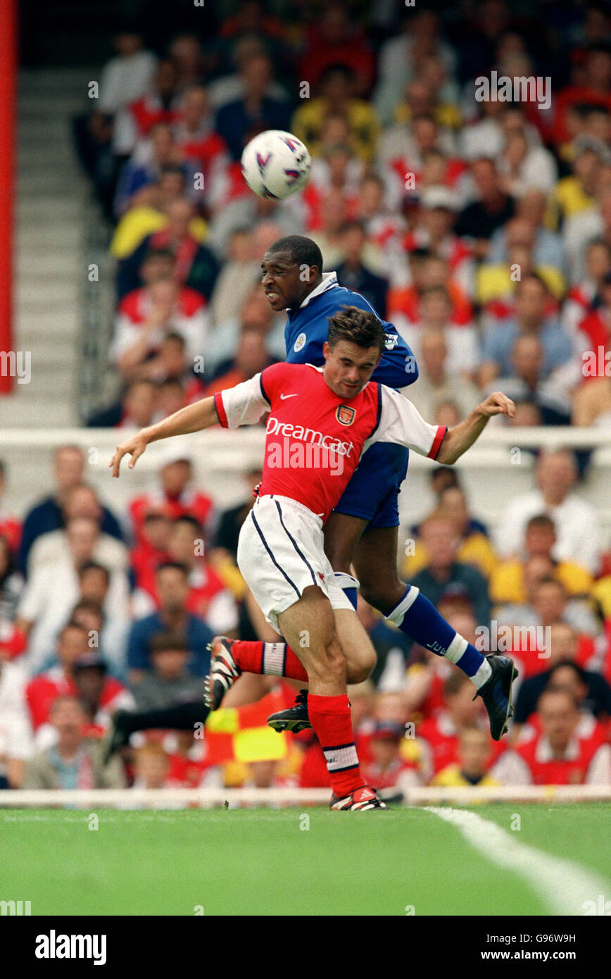 Soccer - FA Carling Premiership - Arsenal v Leicester City. L-R Arsenal ...