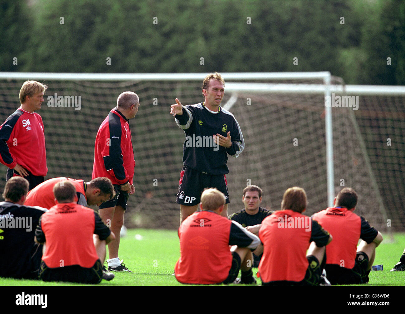 Soccer - Nottingham Forest training session. Nottingham Forest's player ...
