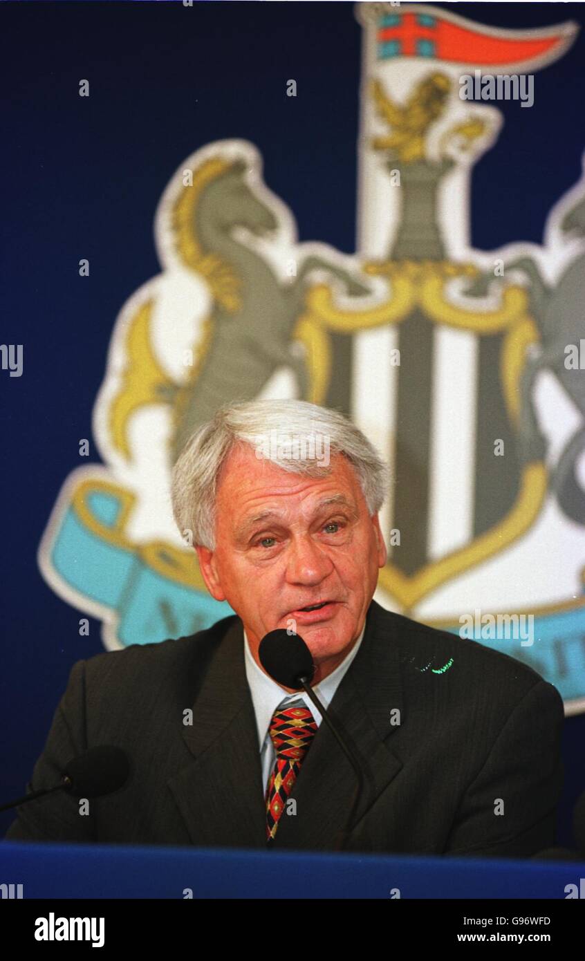 Soccer - Bobby Robson press conference at St. James' Park Newcastle ...