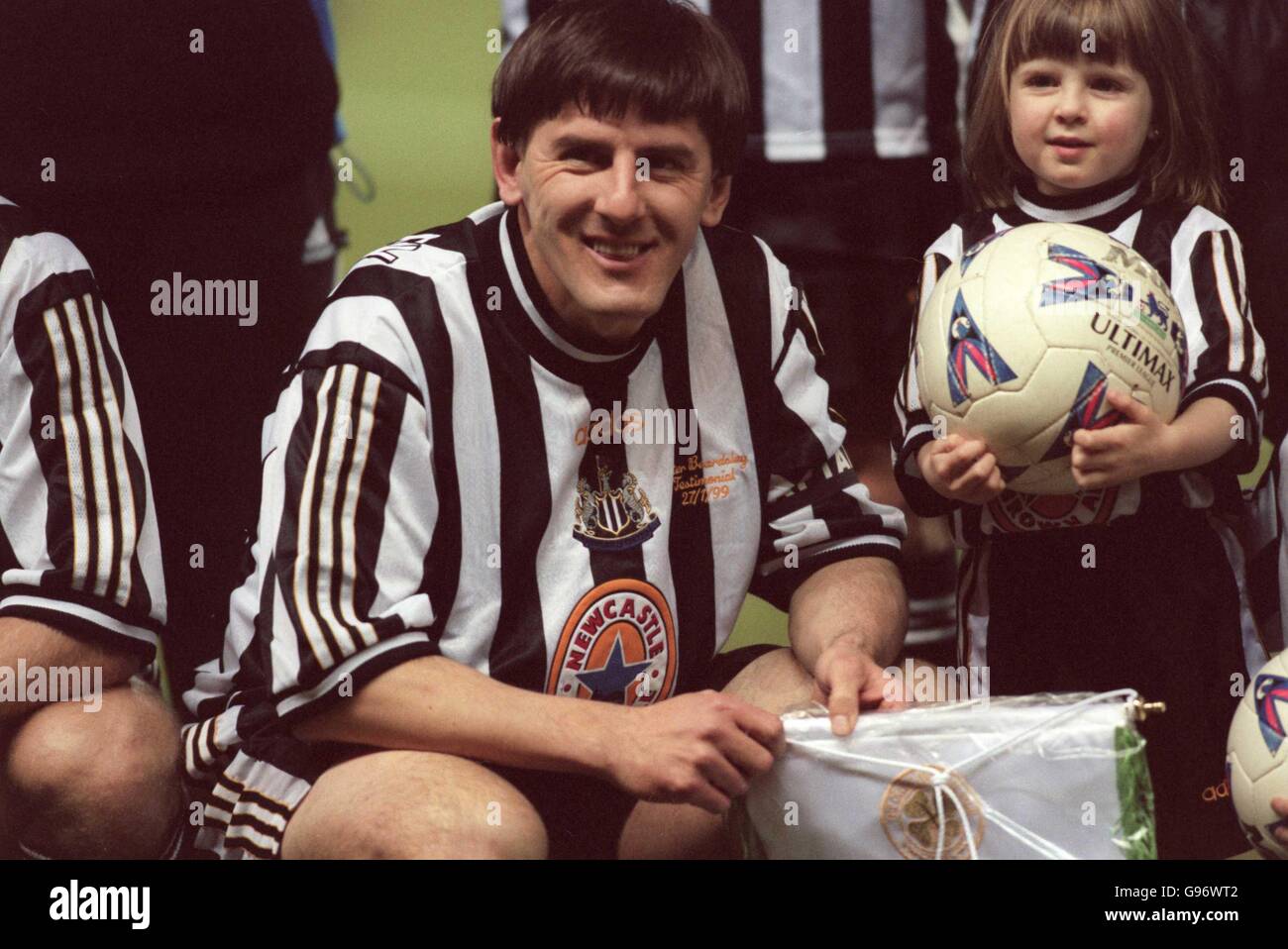 Peter beardsley with his daughter stacey hi-res stock photography and ...
