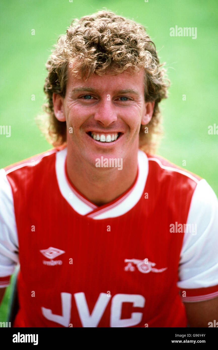 Soccer - Arsenal Photocall. Graham Rix, Arsenal Stock Photo - Alamy