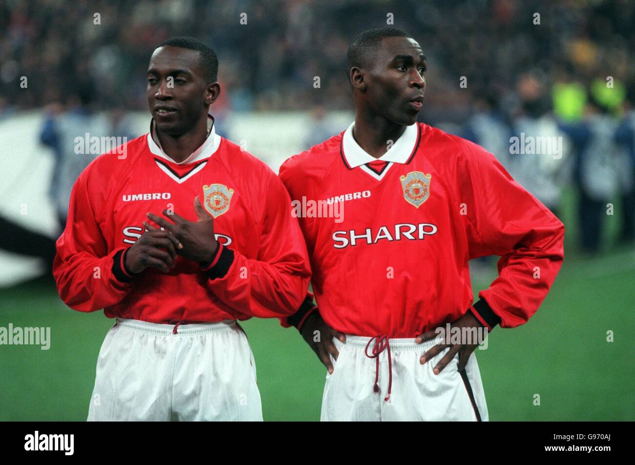 Dwight yorke andy cole champions league hi-res stock photography and ...