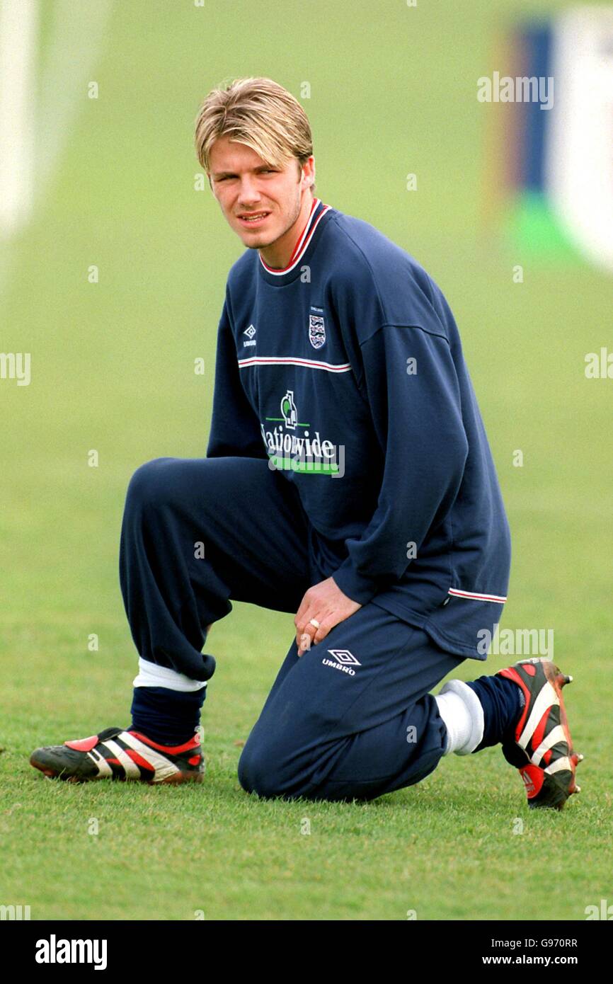 Soccer - England Training - Bisham Abbey. David Beckham, England ...