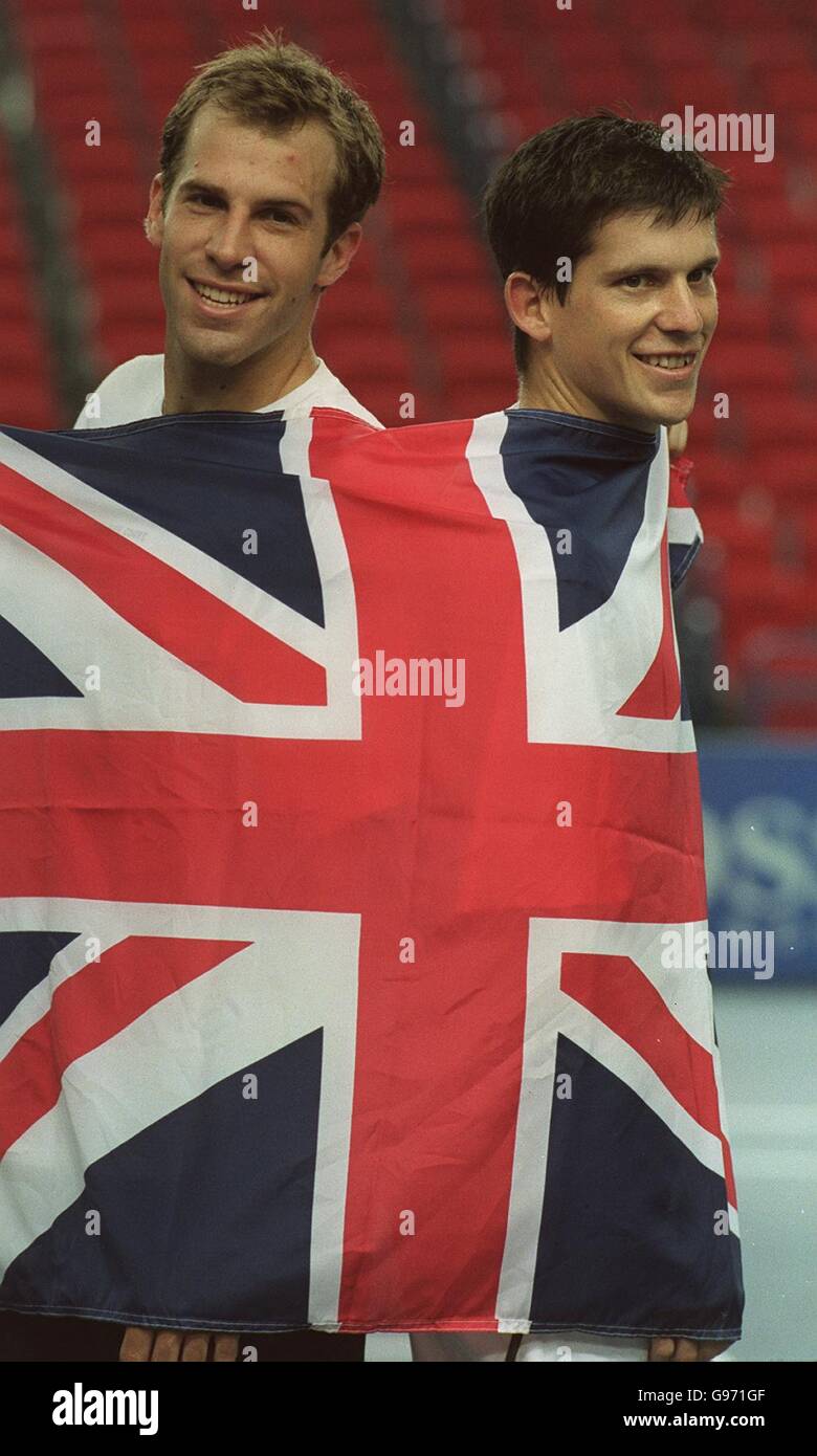 Tennis - Davis Cup Great Britain v U.S.A. - draw day. Great Britain's ...