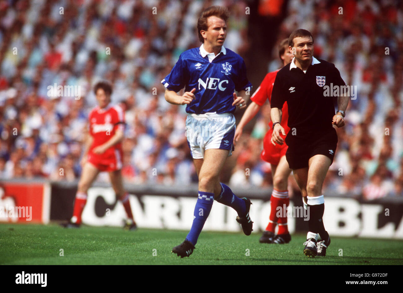 Soccer - FA Cup Final - Liverpool v Everton. Trevor Steven, Everton ...