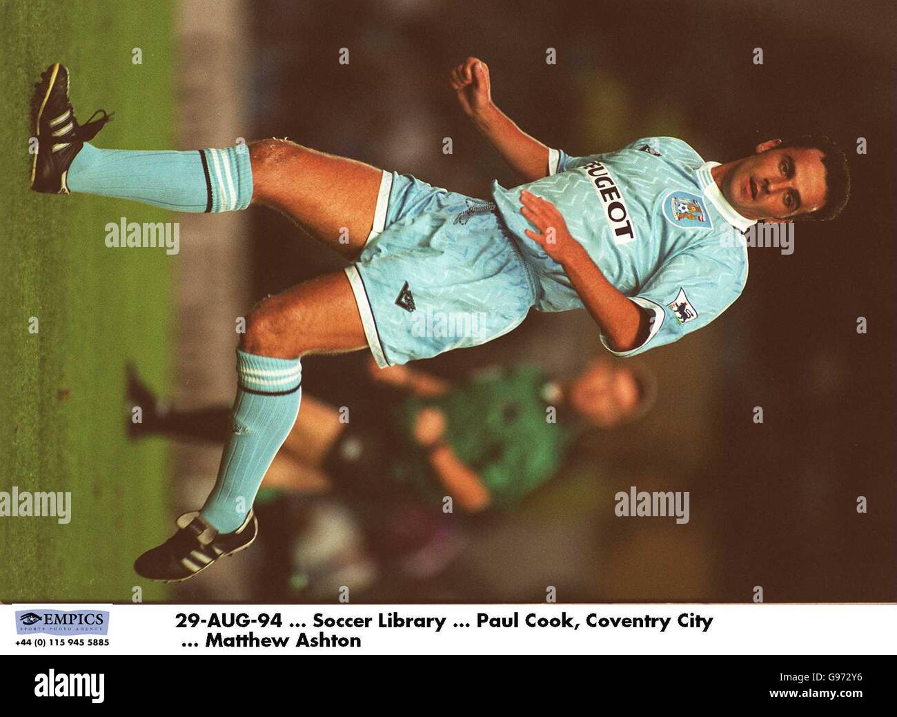 29-AUG-94 ... Soccer Library ... Paul Cook, Coventry City ... Matthew ...