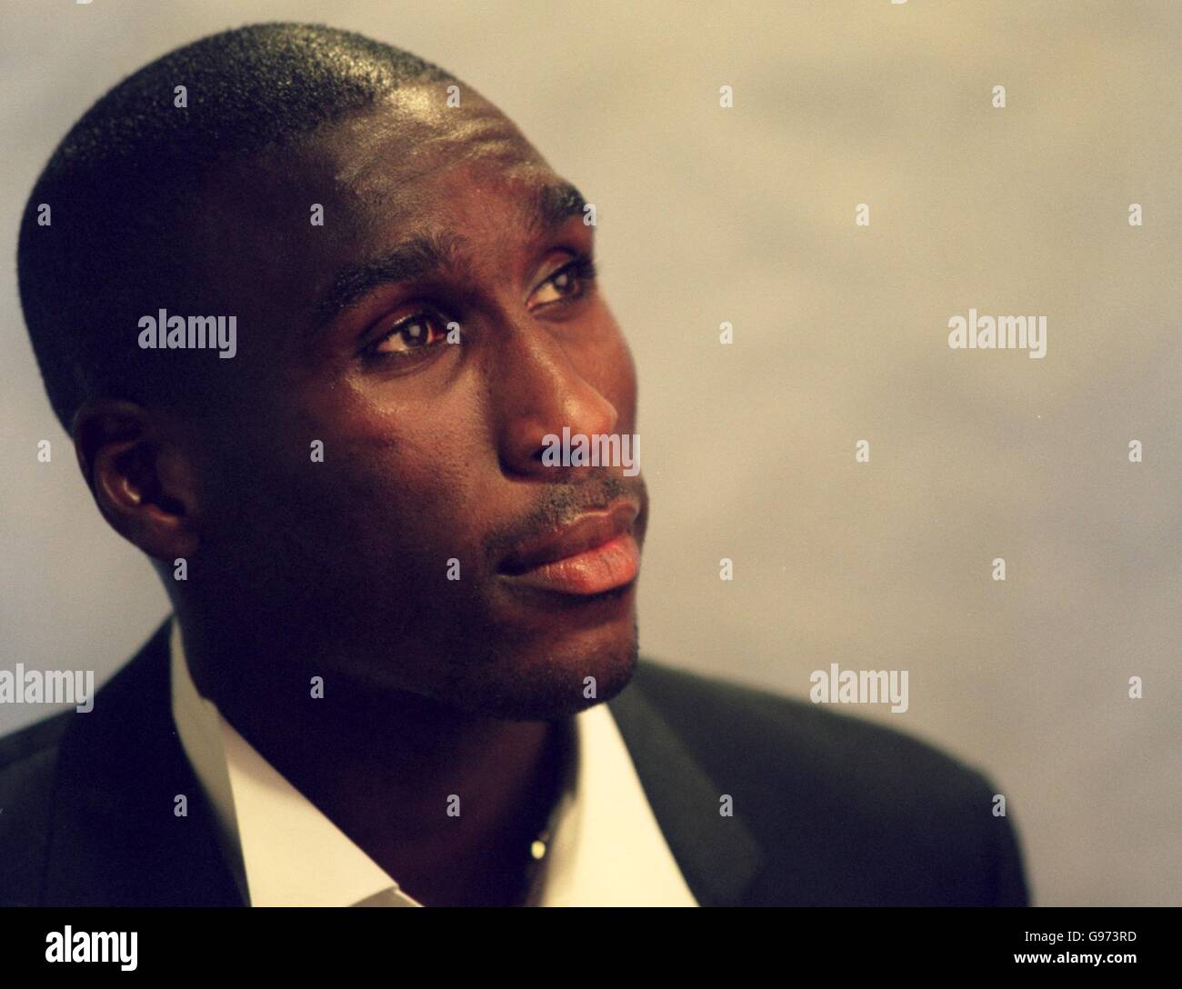 Soccer - Sol Campbell. Tottenham captain Sol Campbell Stock Photo - Alamy