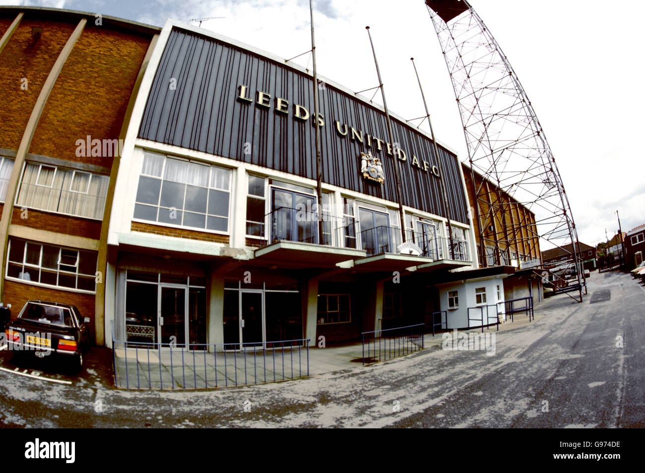 Soccer - Leeds United. The main entrance to Elland Road, home of Leeds ...