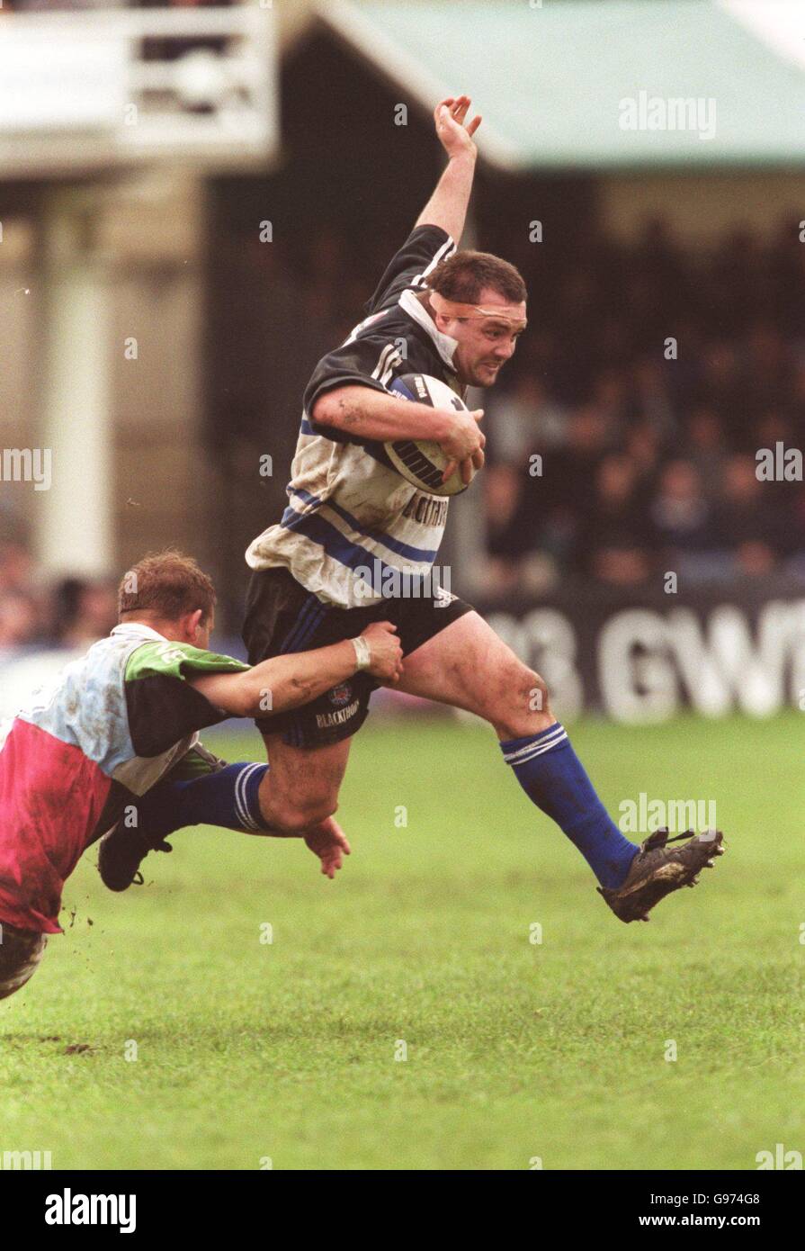 Baths dave hilton dodges a tackle hi-res stock photography and images ...