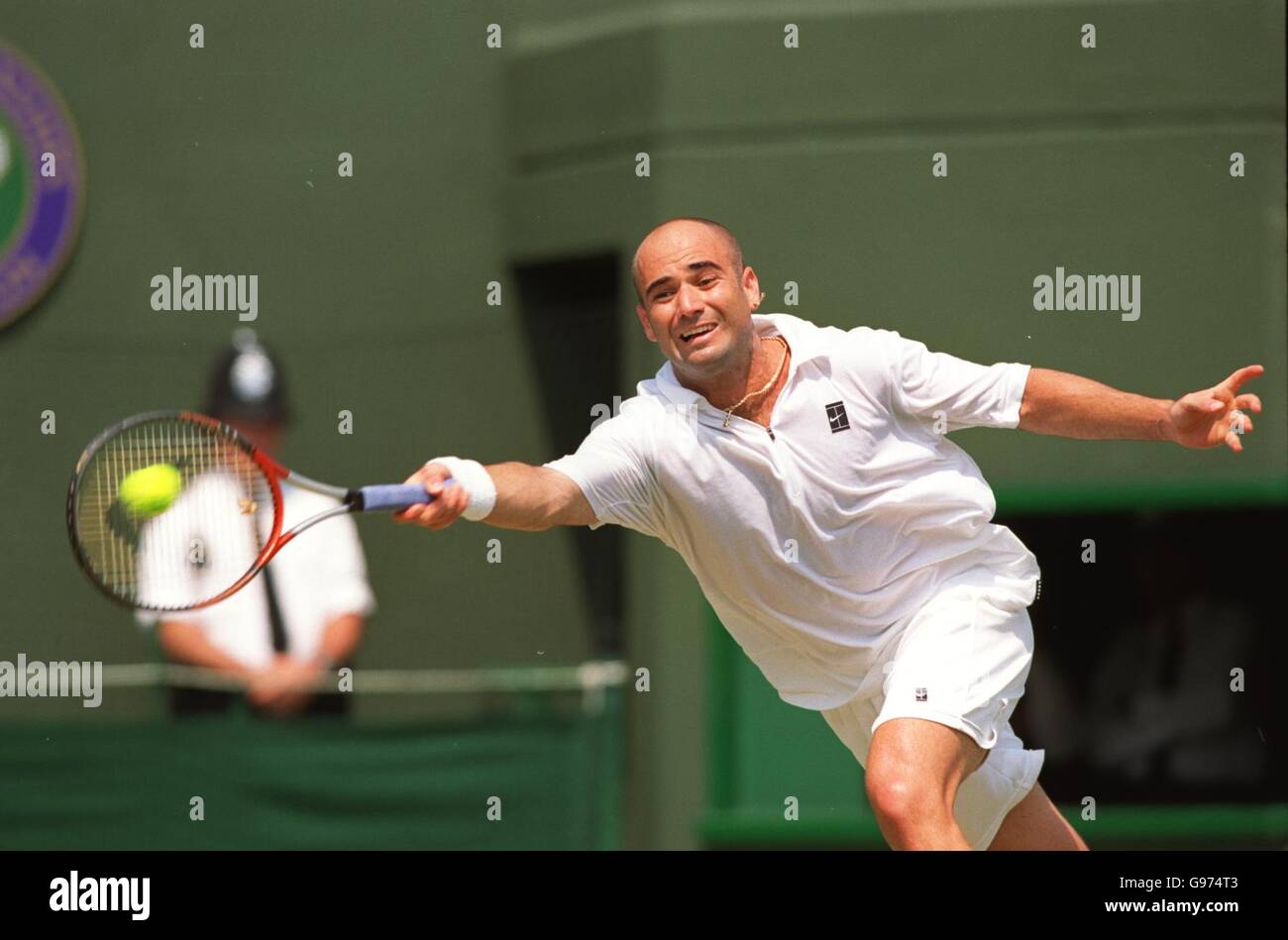 Sport tennis forehand andre agassi hi-res stock photography and images ...
