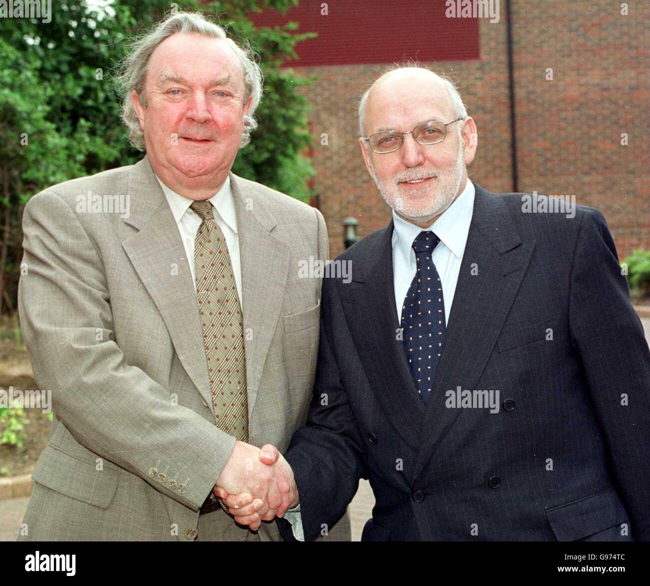 The new Chairman of the English Football Association Geoff Thompson ...