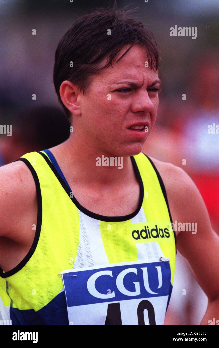 Athletics - CGU Gateshead Classic. Marie-Louise Henning waits for the ...