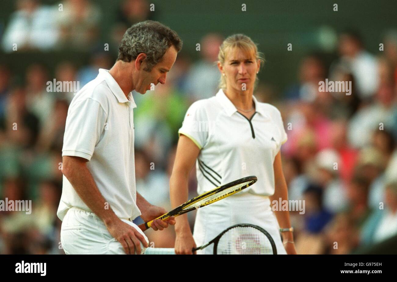 Tennis - Wimbledon Championships - Mixed Doubles - First Round - John ...