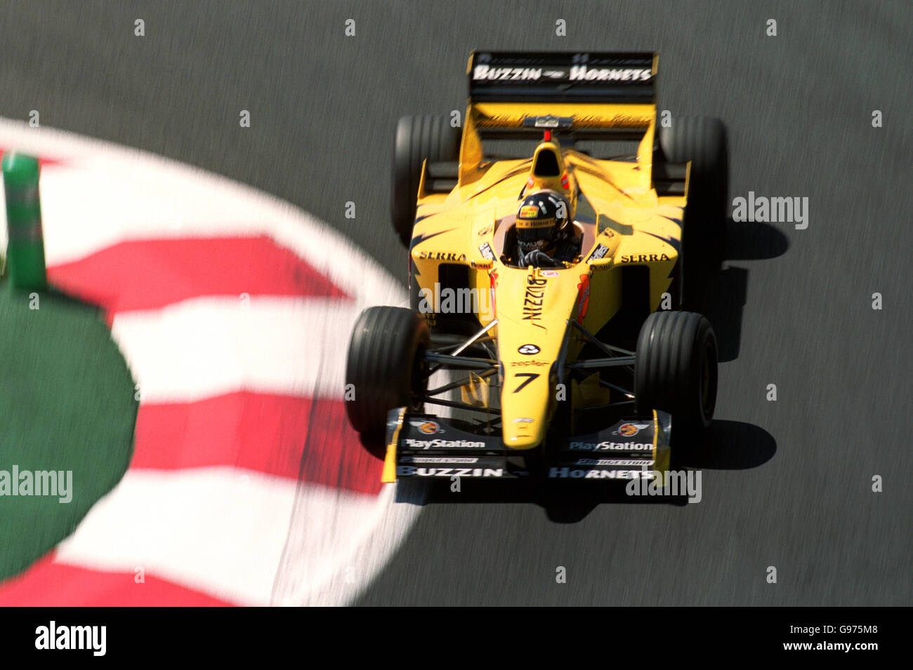 Action overhead top plan above aerial view f1 hi-res stock photography ...