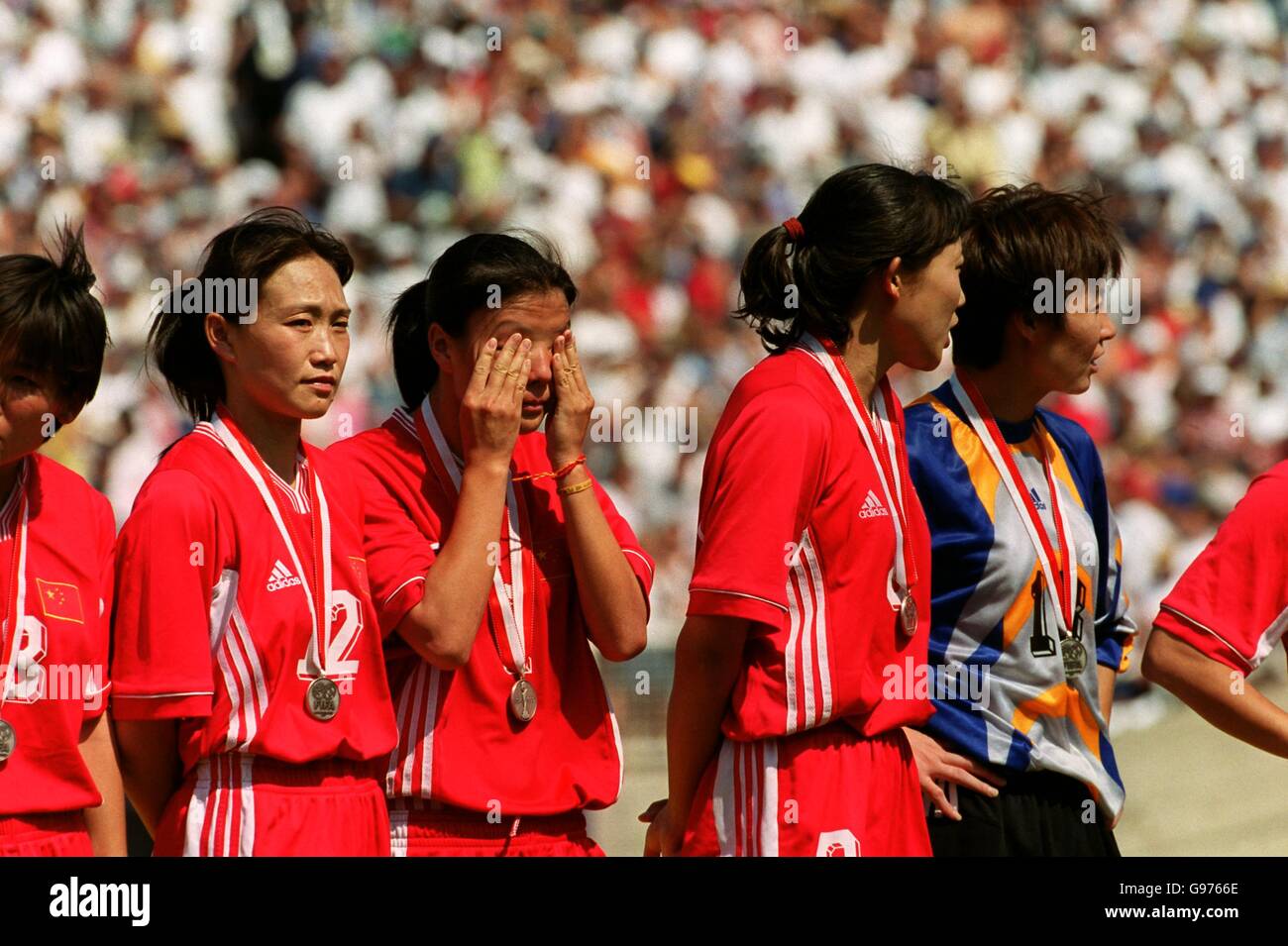 Medal losers crying dejection emotion despair football hi-res stock ...