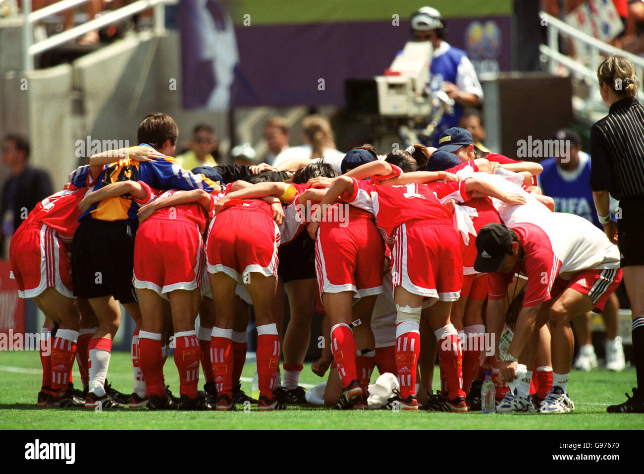 Women's Soccer - World Cup USA 99 - Final - China v USA Stock Photo - Alamy